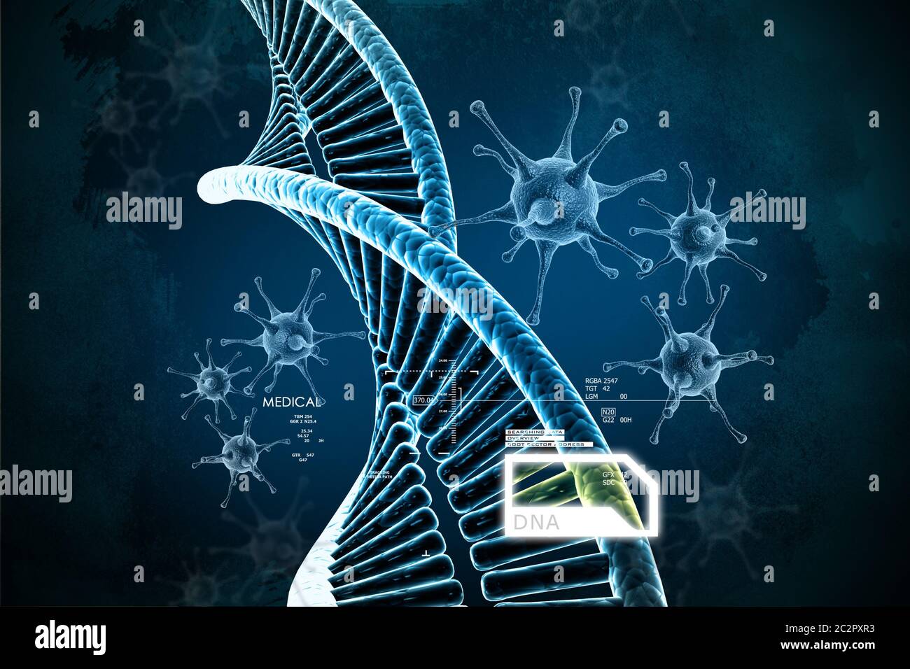 Dna chain hi-res stock photography and images - Alamy