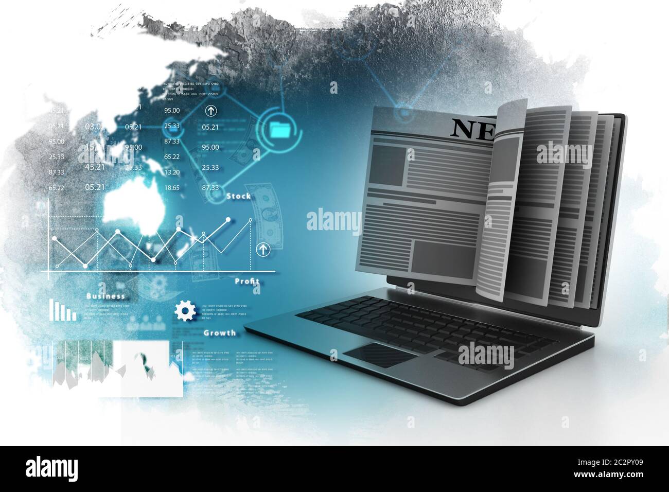 Breaking news screen hi-res stock photography and images - Alamy