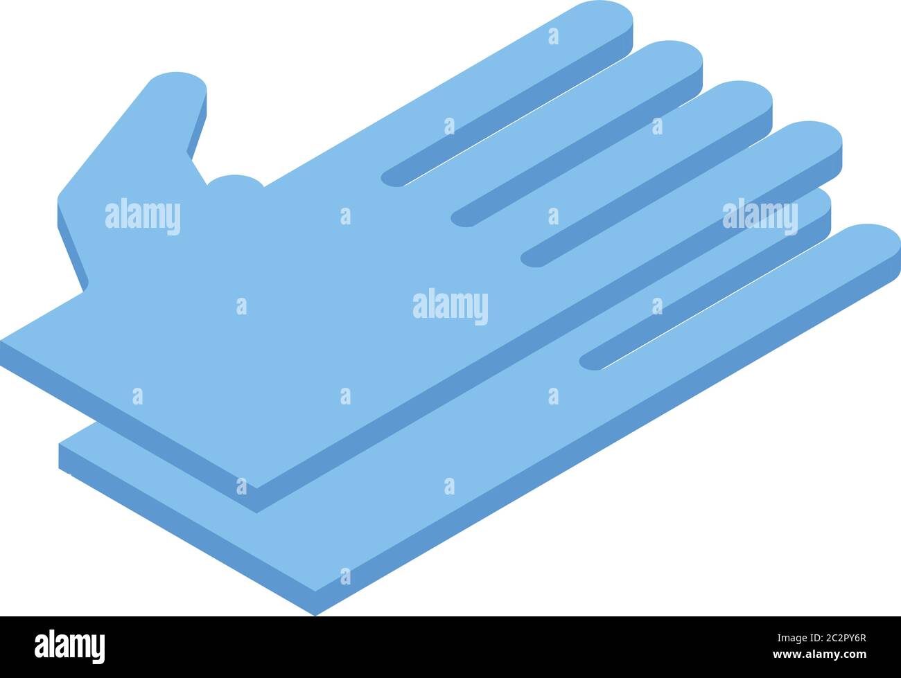 Wearing plastic gloves Stock Vector Images - Alamy