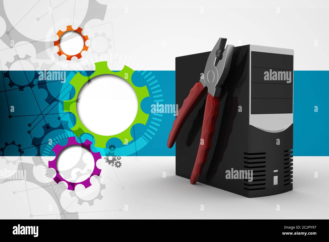 computer repair service concept Stock Photo - Alamy