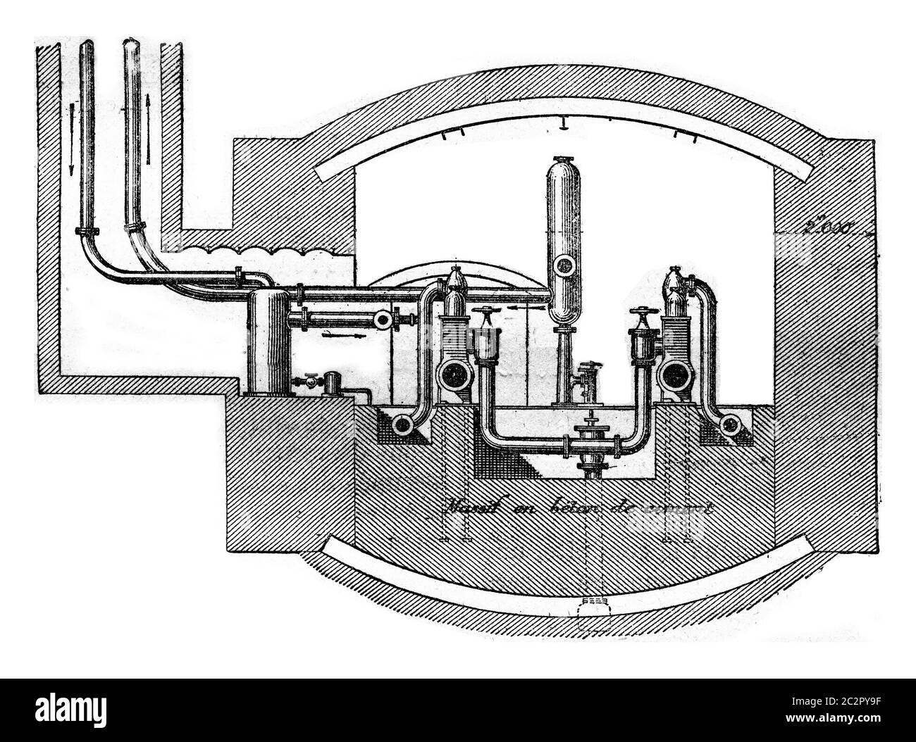 Machine cross section drawing hi-res stock photography and images - Alamy