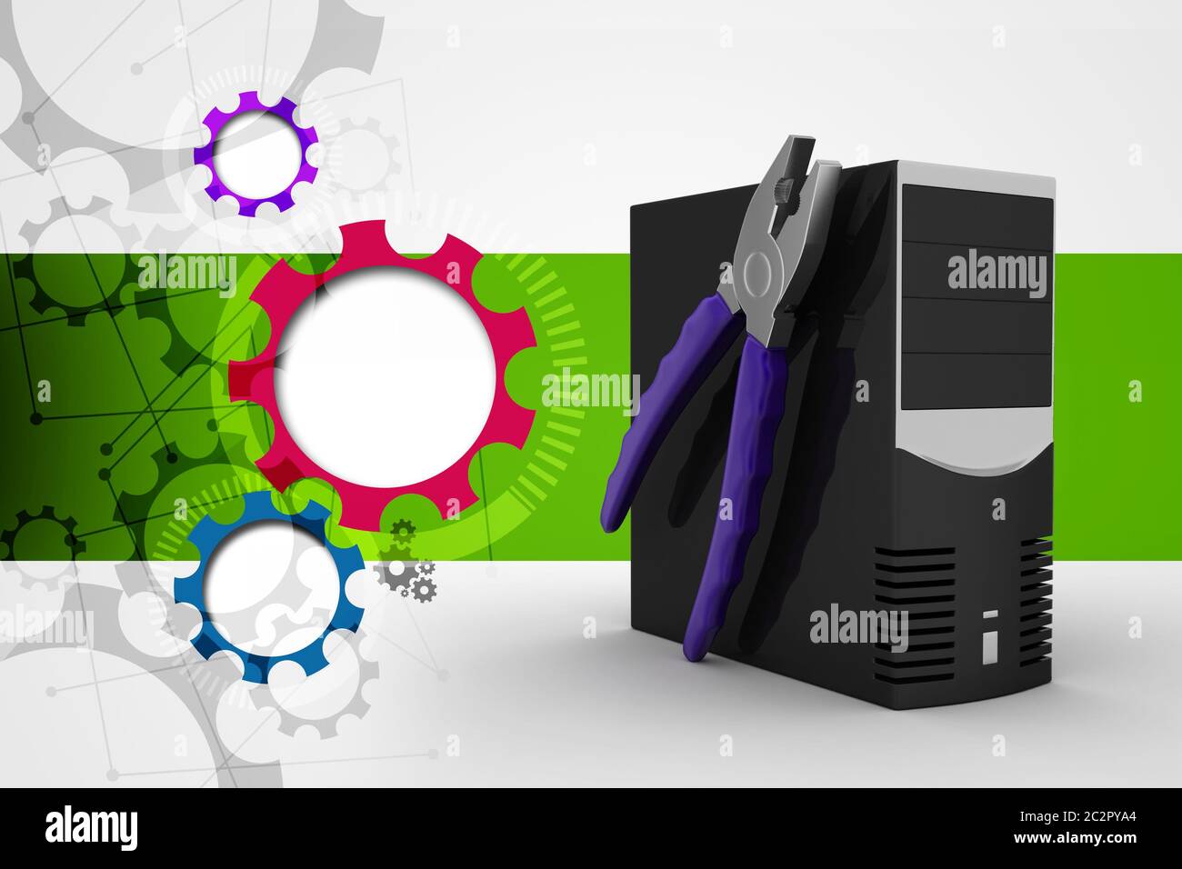 computer repair service concept Stock Photo - Alamy