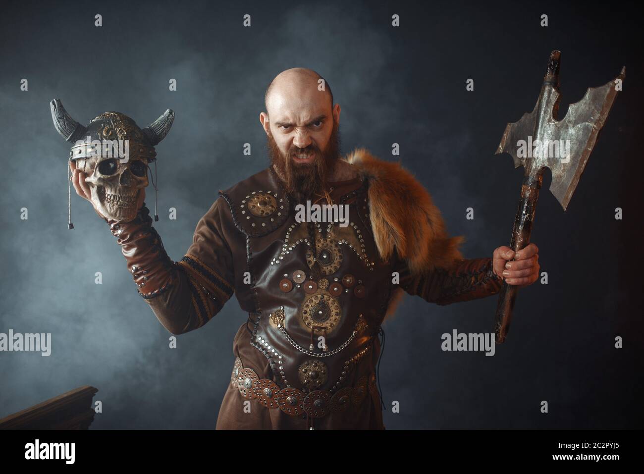 Angry men in viking costume hi-res stock photography and images - Alamy