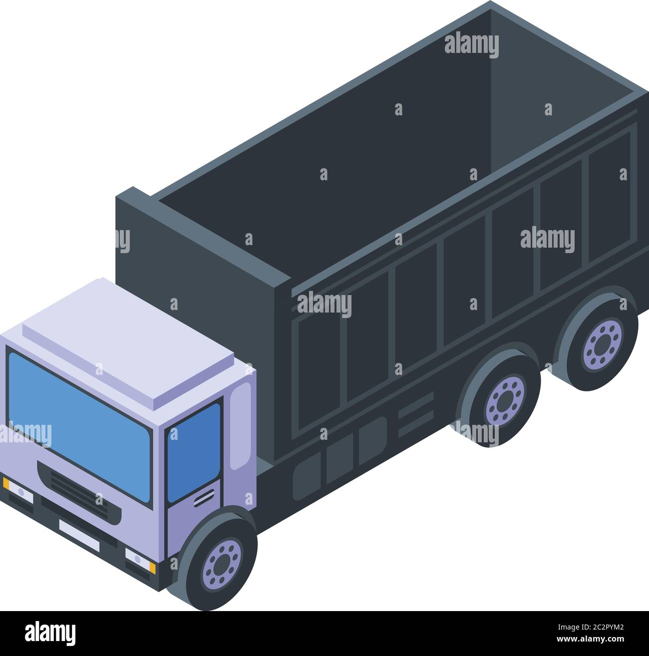 Machinery tipper icon, isometric style Stock Vector Image & Art - Alamy