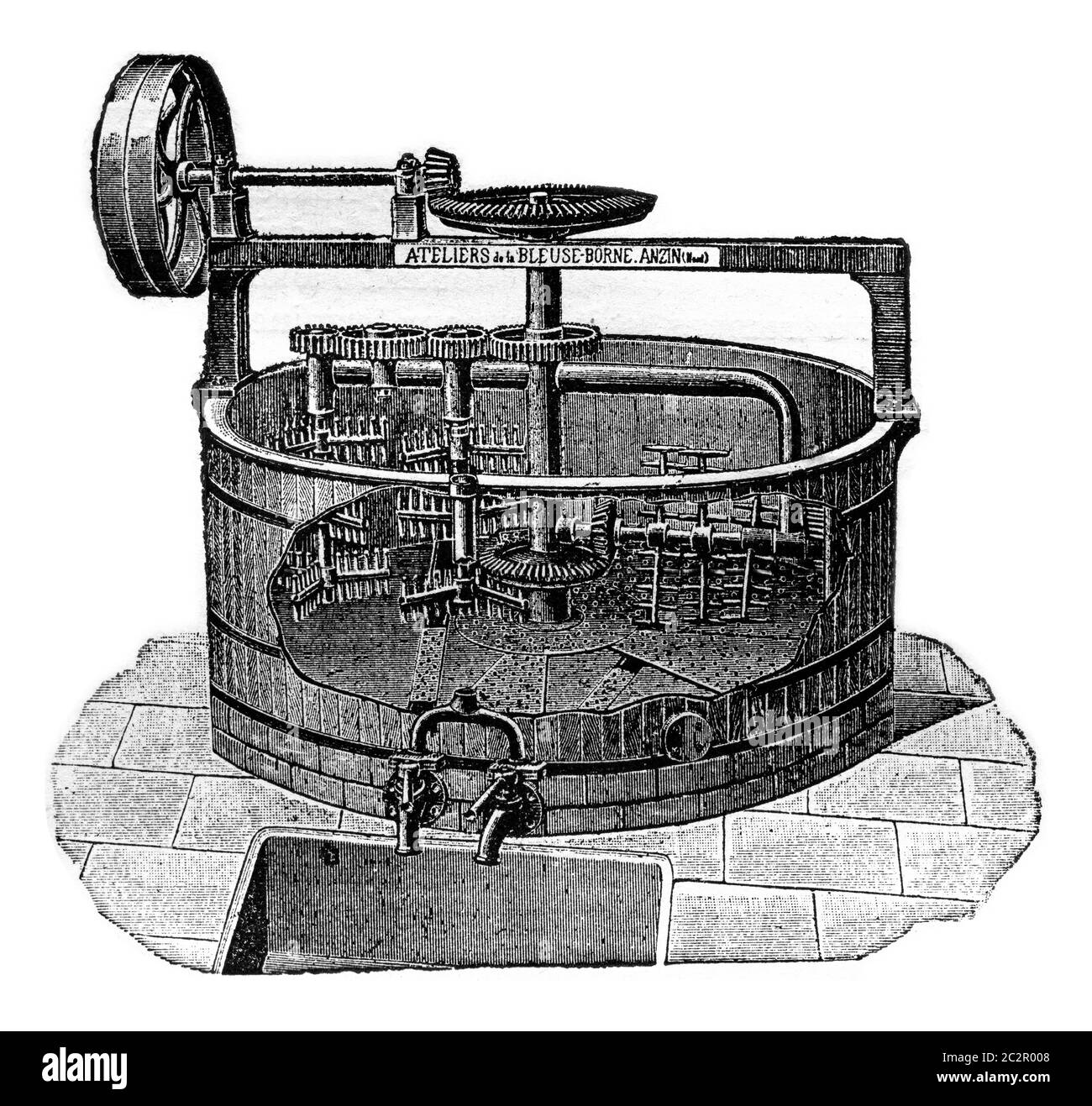 Antique digging machine Cut Out Stock Images & Pictures - Alamy
