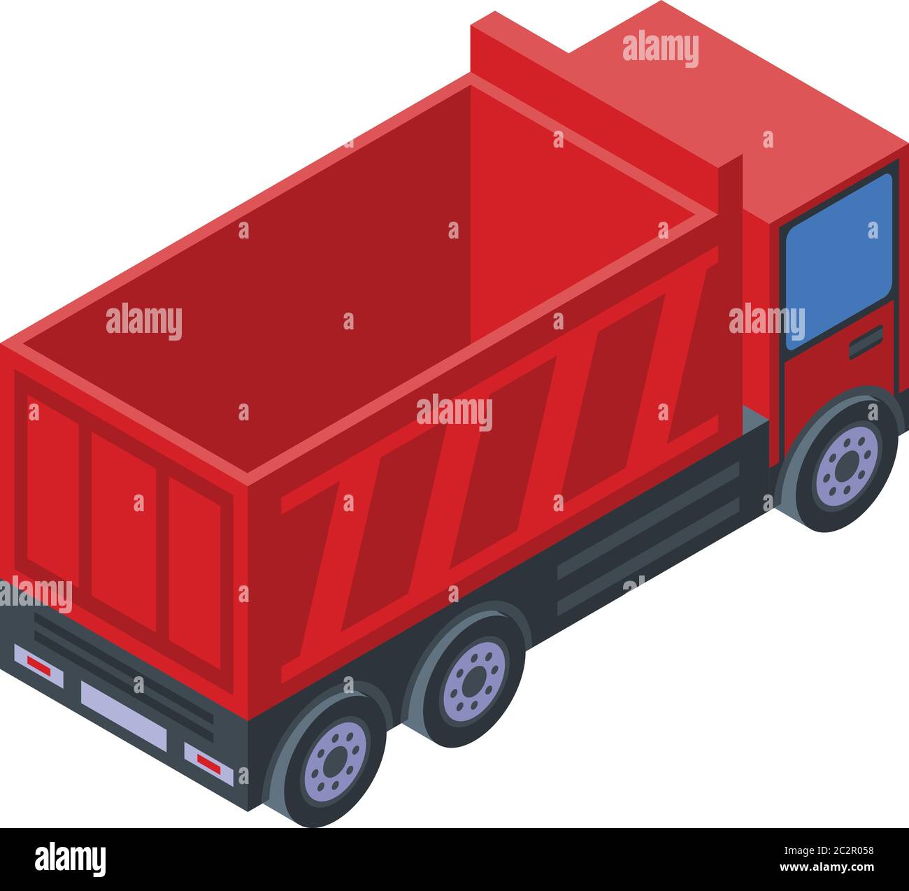 Hopper tipper icon, isometric style Stock Vector Image & Art - Alamy
