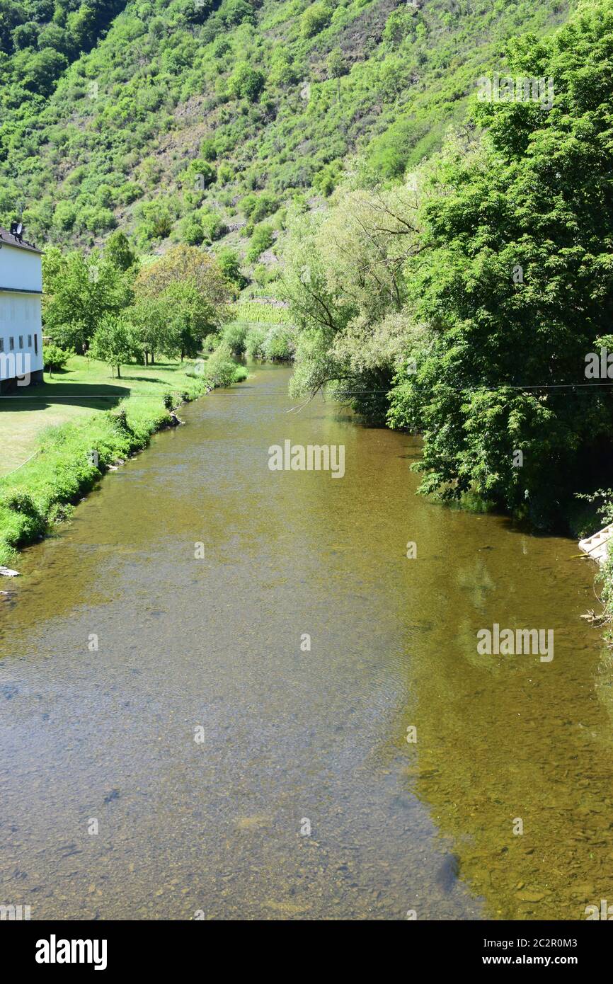 Ahr river in Altenahr Stock Photo - Alamy