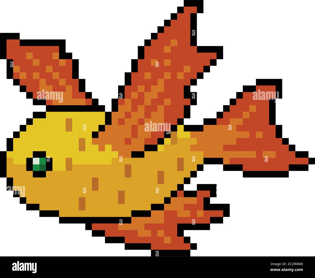 Fish Minecraft Pixel Art