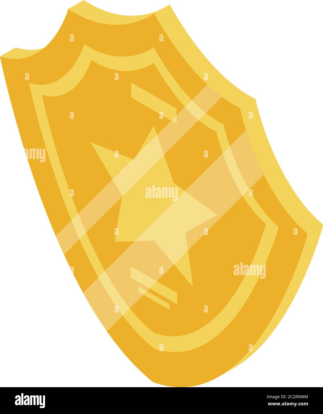 Investigator gold badge icon, isometric style Stock Vector Image & Art ...