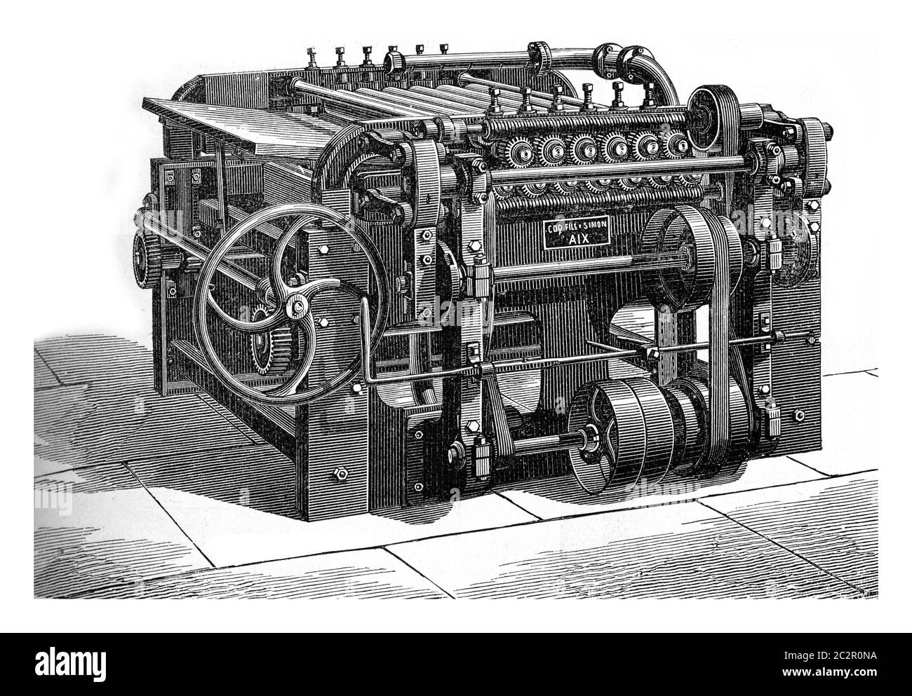 Fulling machine Cut Out Stock Images & Pictures - Alamy