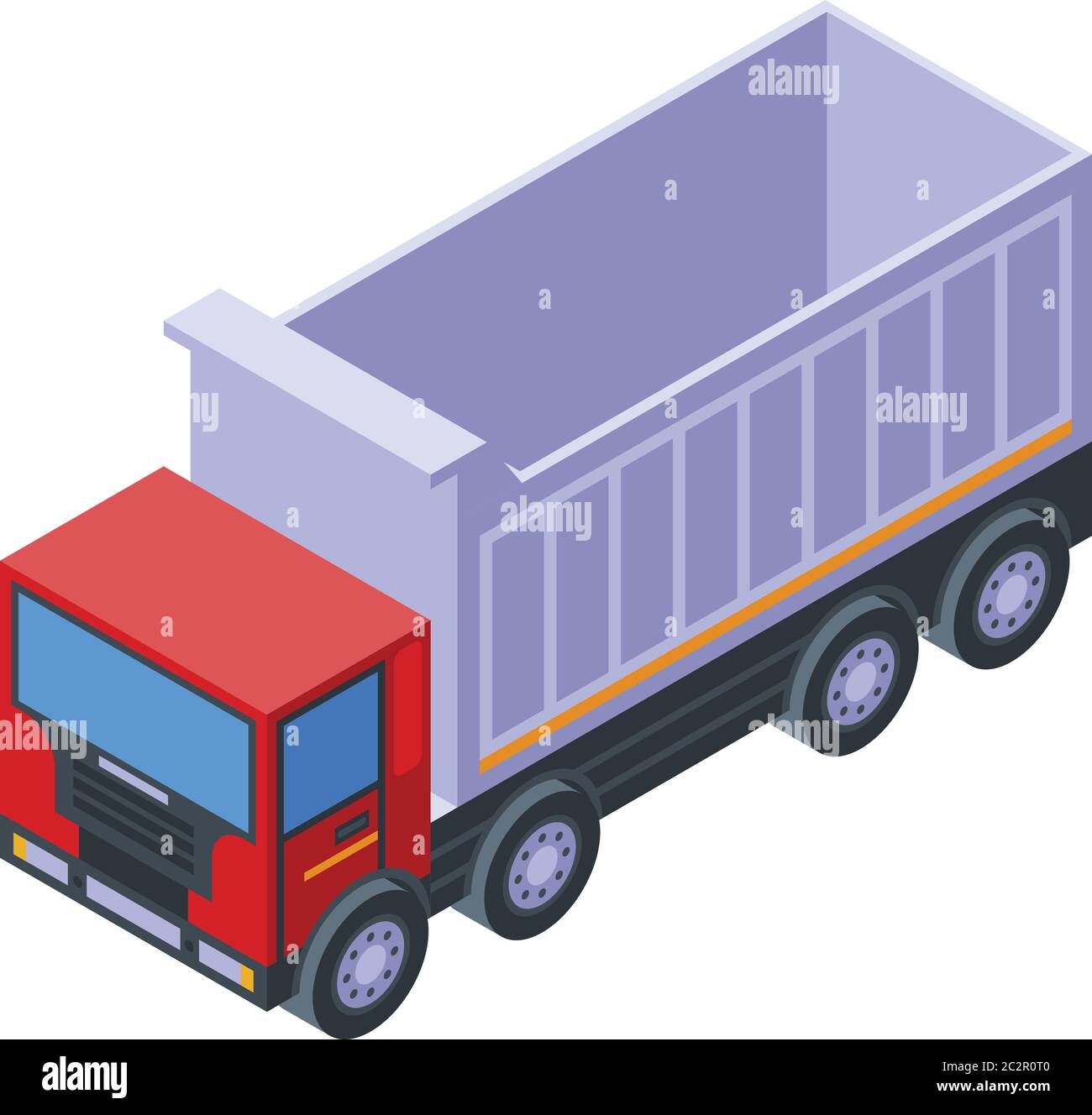 Transport tipper icon, isometric style Stock Vector Image & Art - Alamy