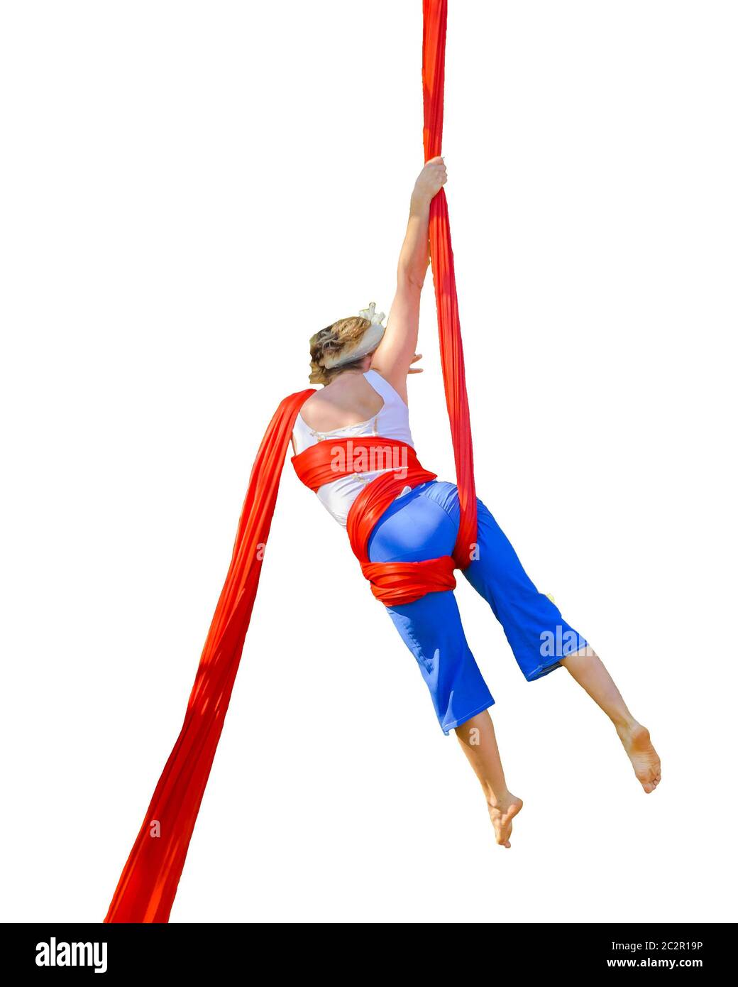 Aerial silk photo hi-res stock photography and images - Alamy