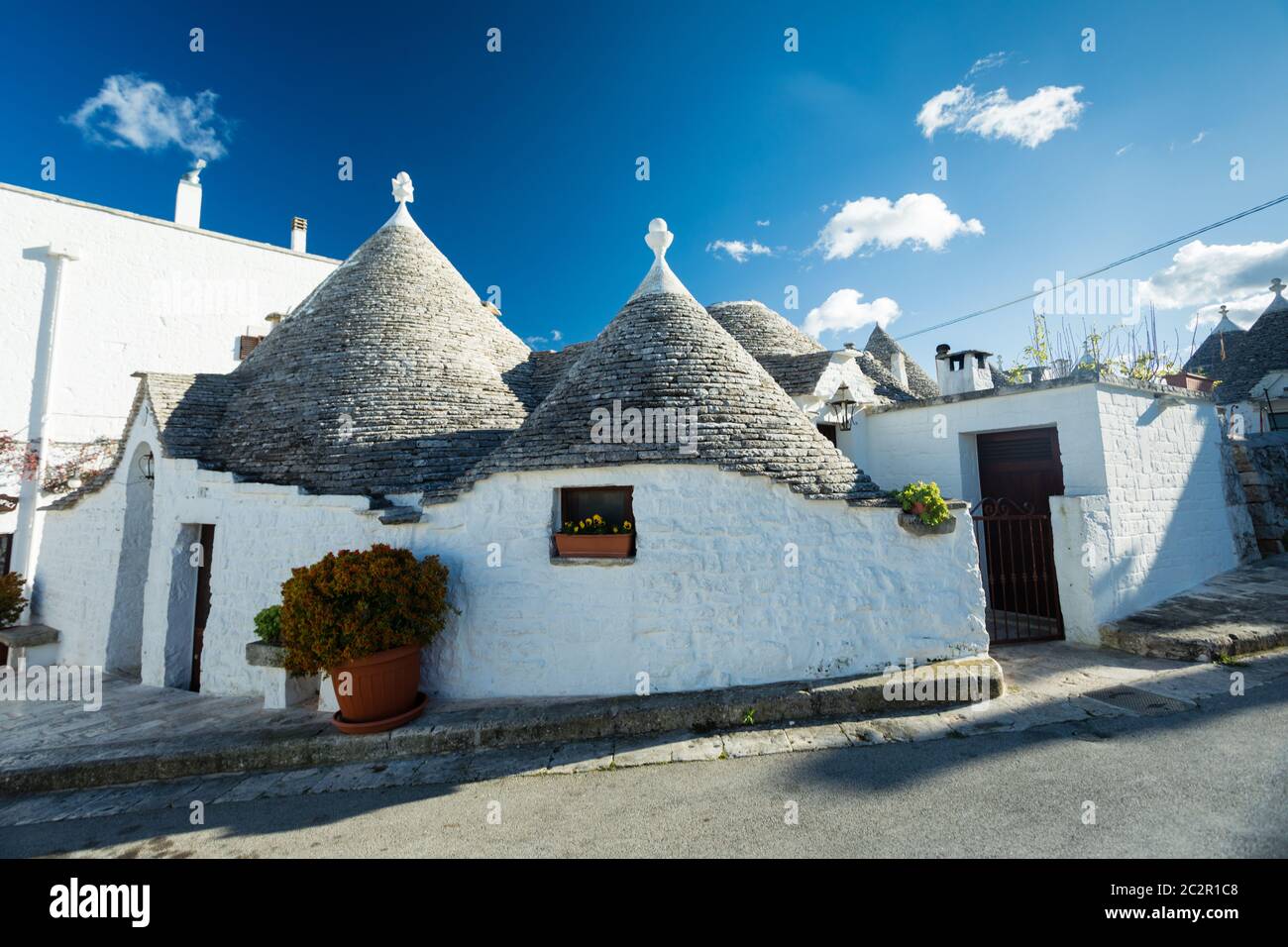 Trulli typical of Alberobello, Apulia region Stock Photo - Alamy