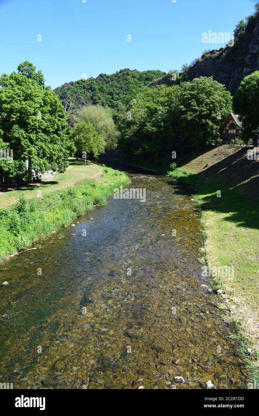 Ahr river in Altenahr Stock Photo - Alamy