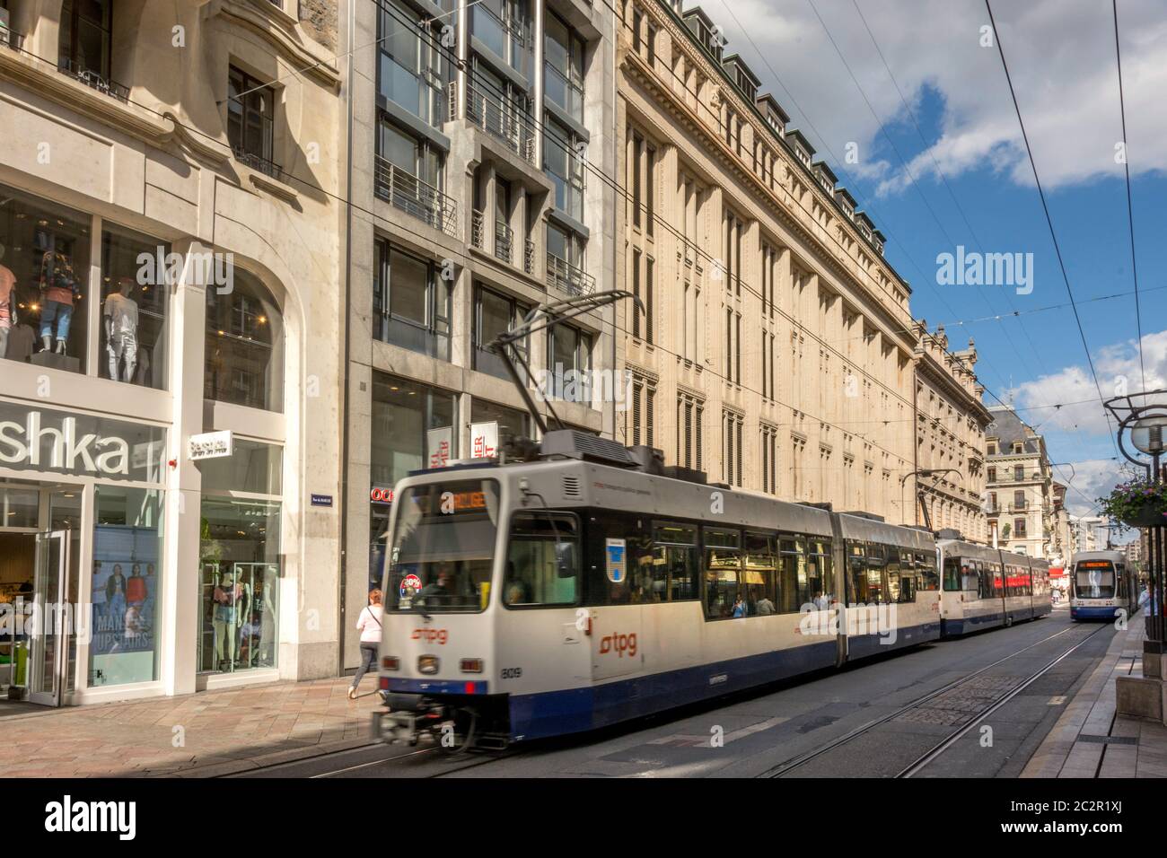 Public transportation switzerland tram hi-res stock photography and ...
