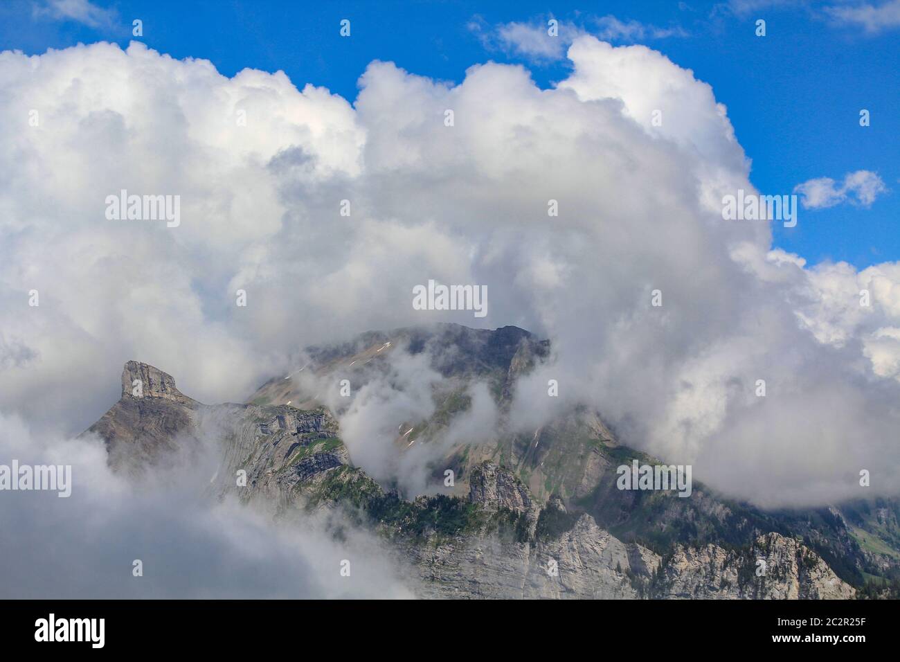 Mountain swiss view hi-res stock photography and images - Alamy