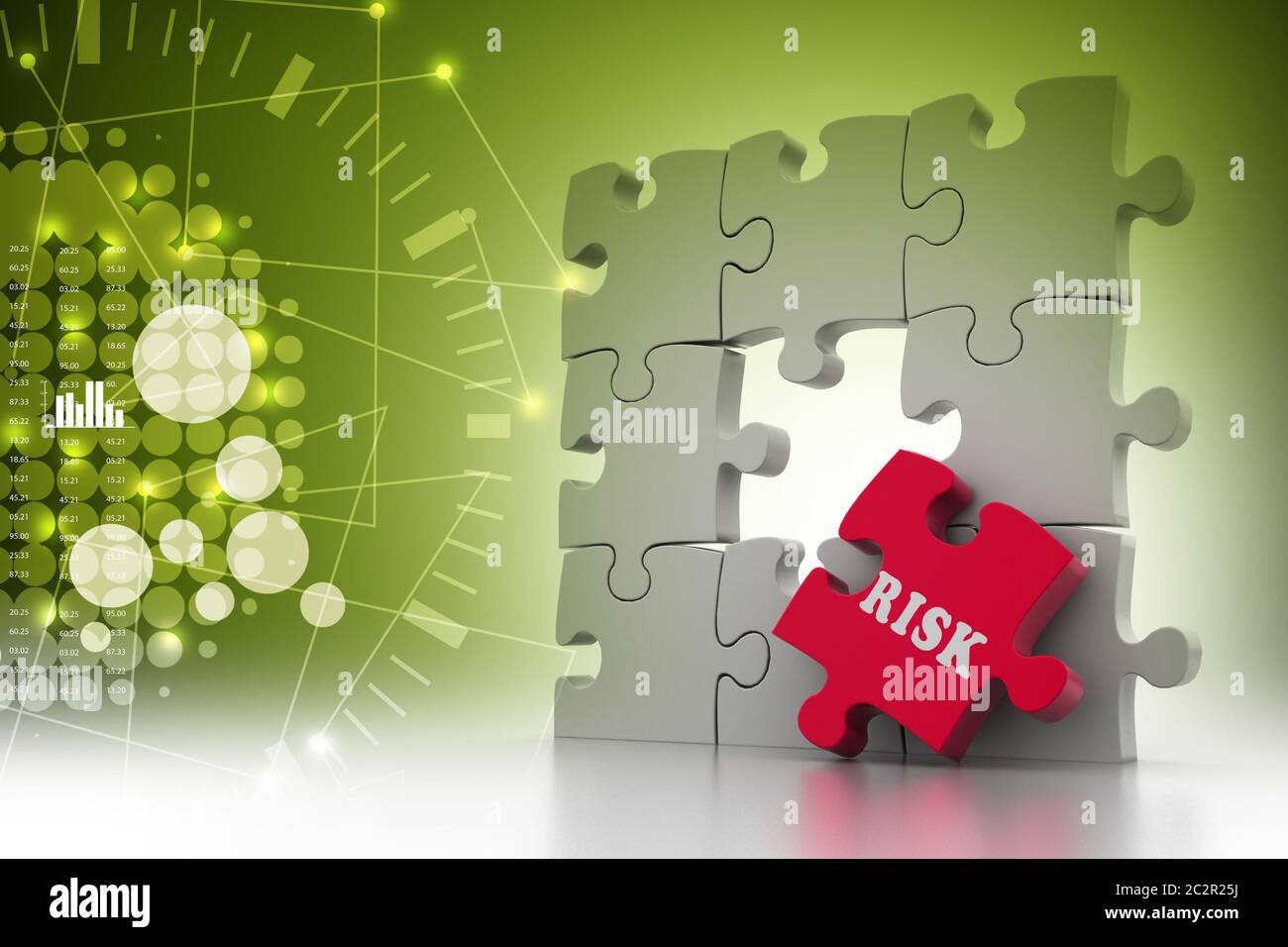 Money concept on puzzle hi-res stock photography and images - Alamy