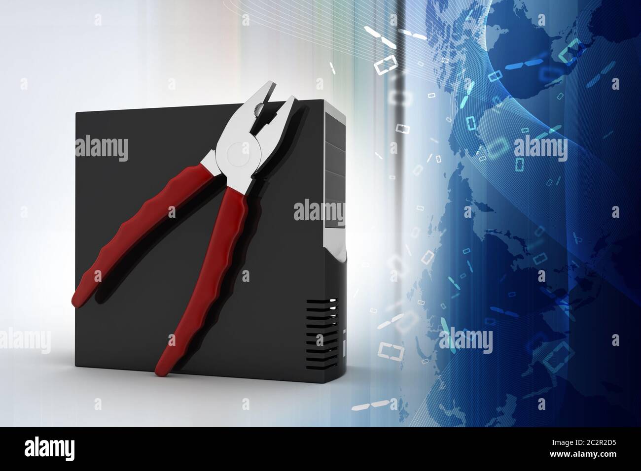 Computer Repair Service Concept Stock Photo Alamy