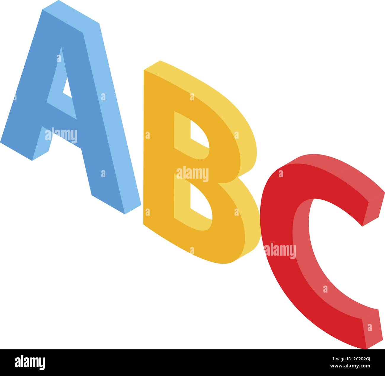 Foreign language alphabet icon, isometric style Stock Vector Image ...