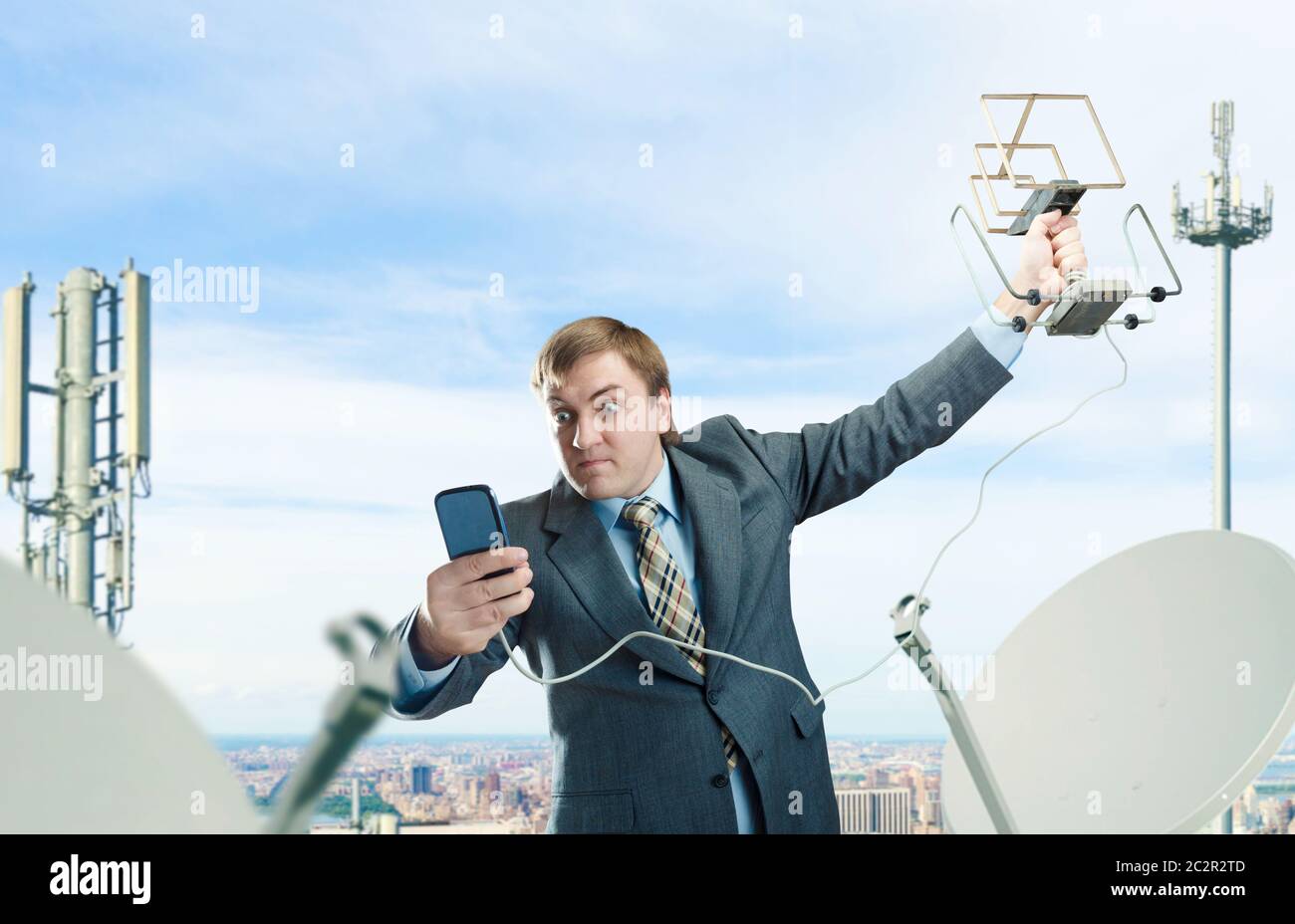 Crazy man on roof hi-res stock photography and images - Alamy