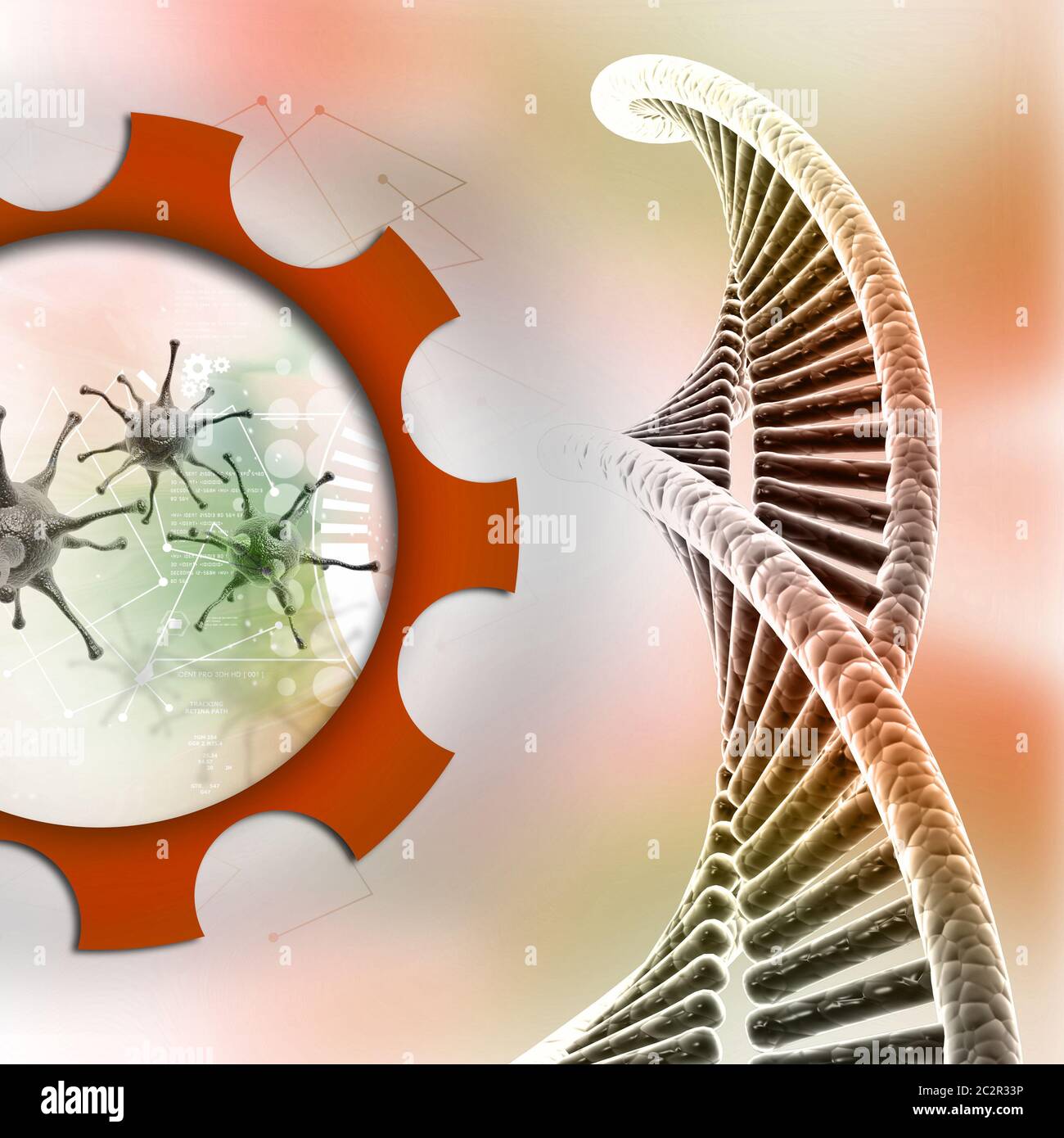 Dna chain hi-res stock photography and images - Alamy