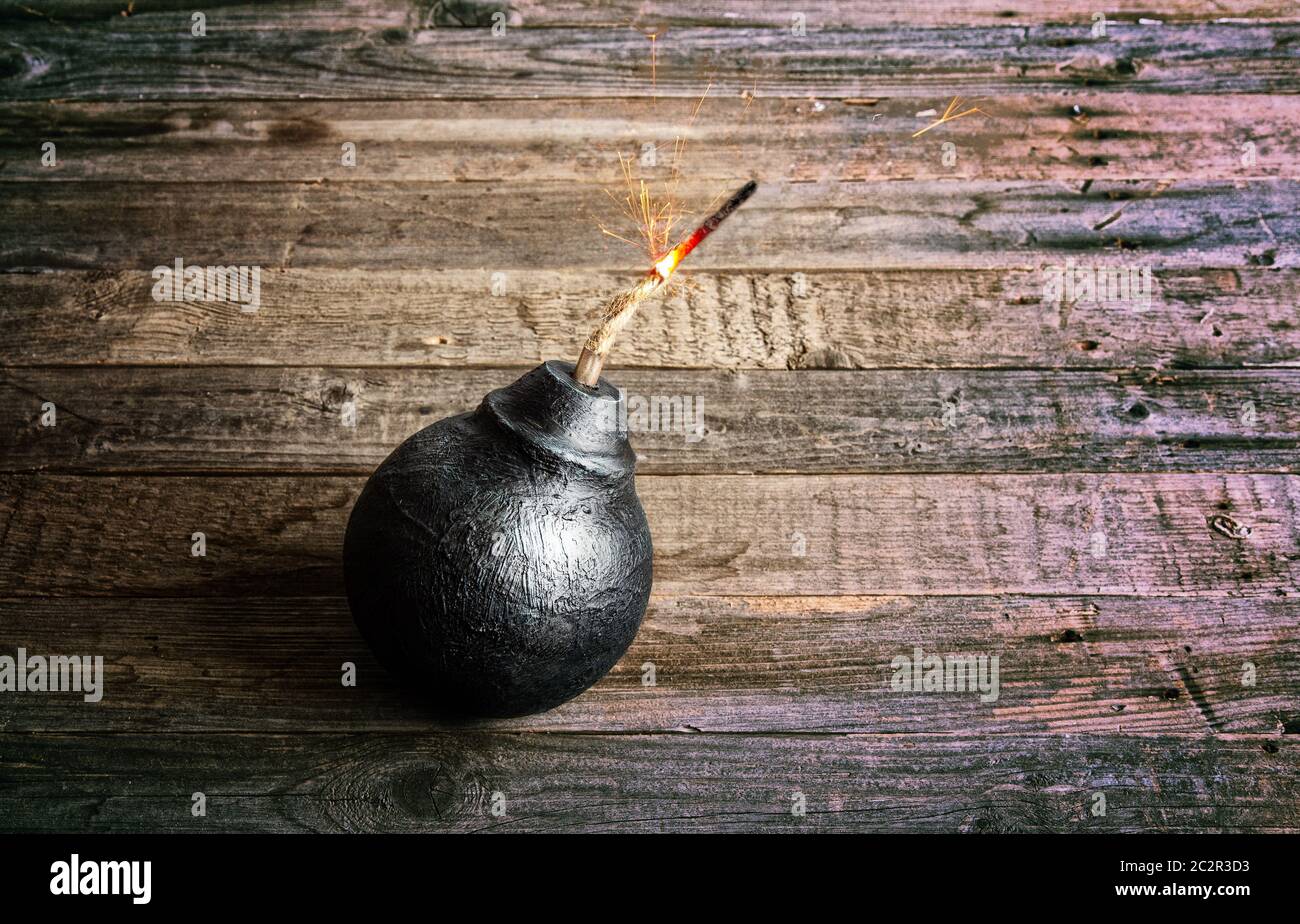 old round bomb Stock Photo - Alamy