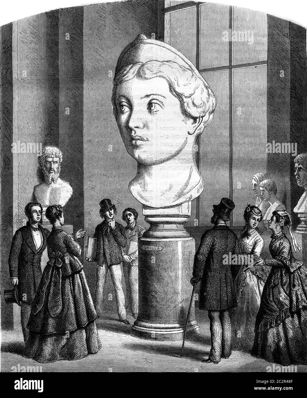 Louvre Museum, Sculpture, Colossal head of Lucilla, Roman empress ...