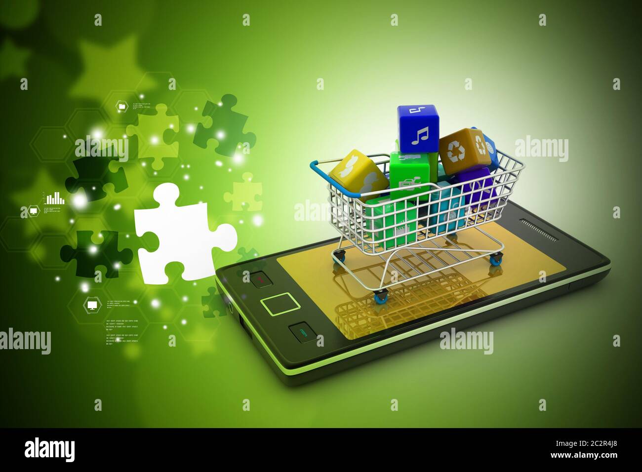 application icon concept Stock Photo - Alamy