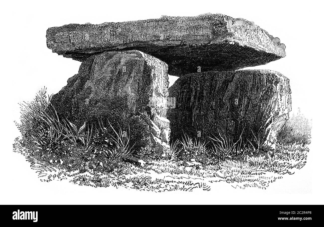 Dolmen discovered in Africa, in the valley of El Arouna, Kabylia ...