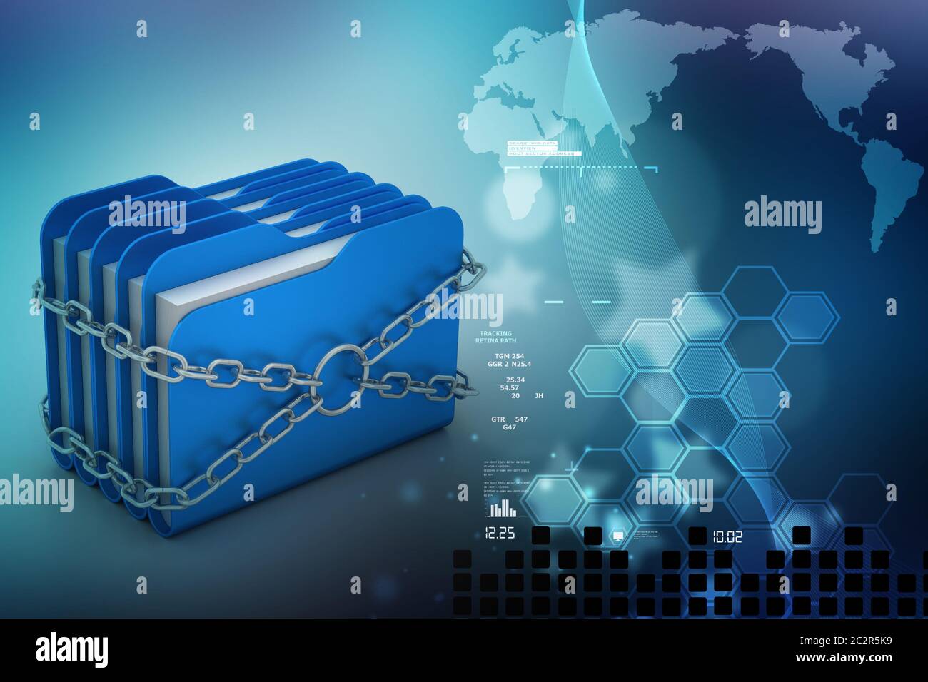 folder locked by chains Stock Photo - Alamy