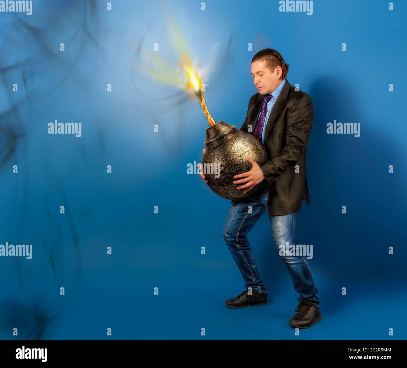 man with bomb Stock Photo - Alamy