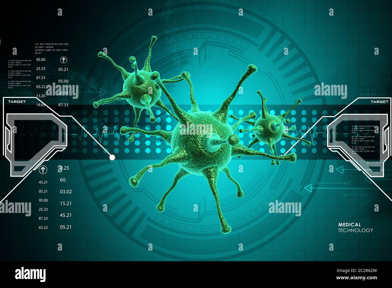 Digital virus analysis hi-res stock photography and images - Alamy