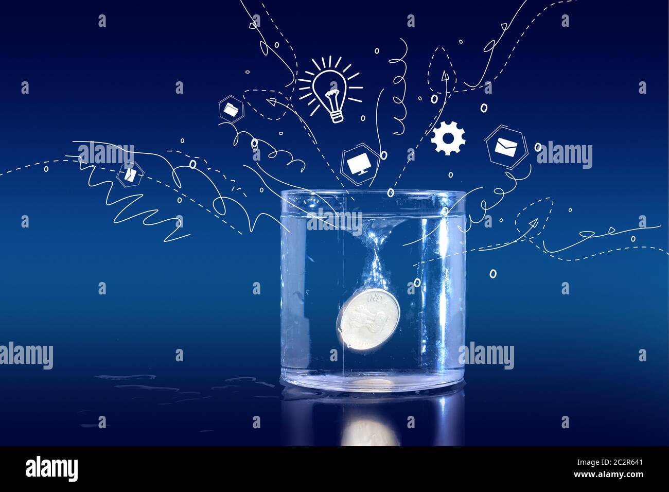 Drinking water in the glass Stock Photo - Alamy