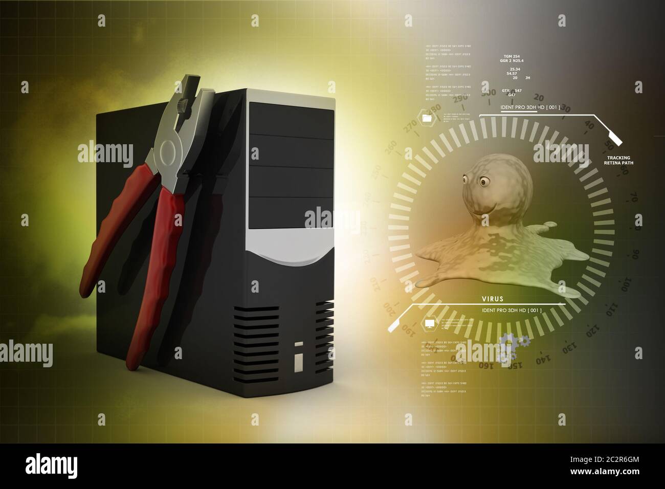 computer repair service concept Stock Photo - Alamy