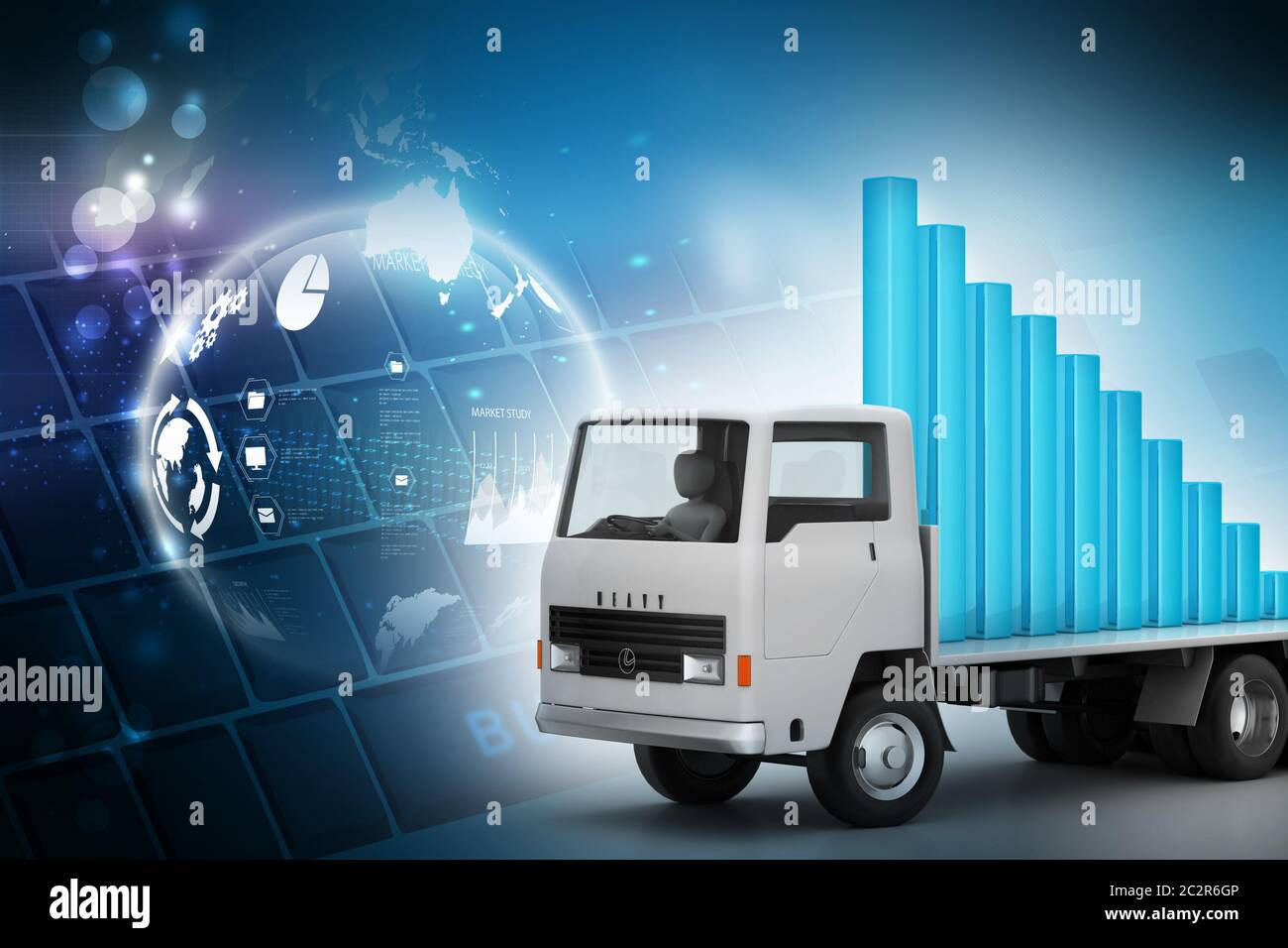 Truck abstract transportation sign hi-res stock photography and images ...