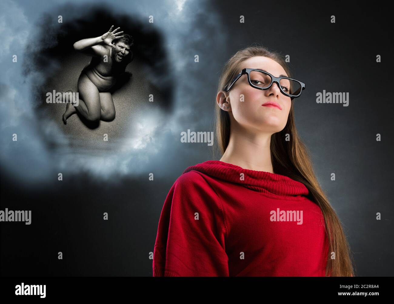 Man daydreaming bubble hi-res stock photography and images - Alamy