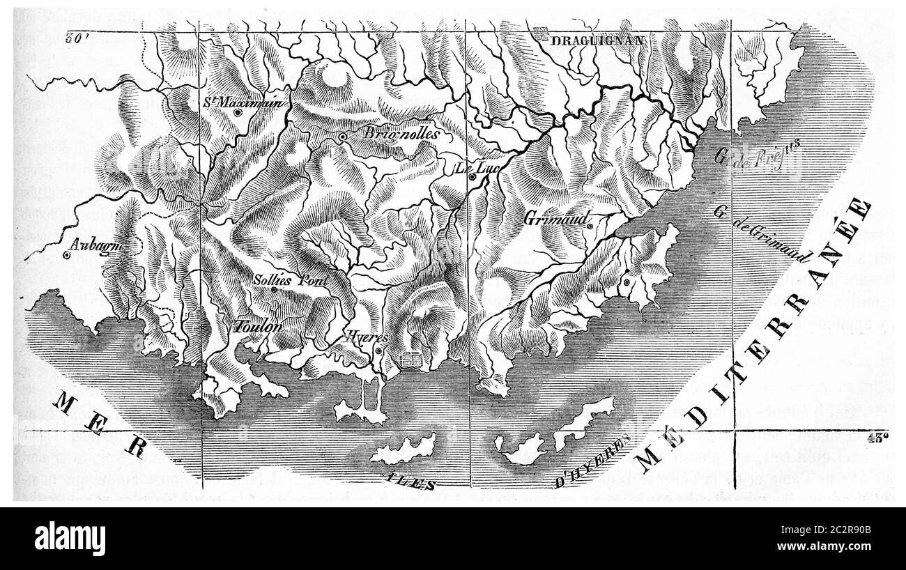 Var department map hi-res stock photography and images - Alamy