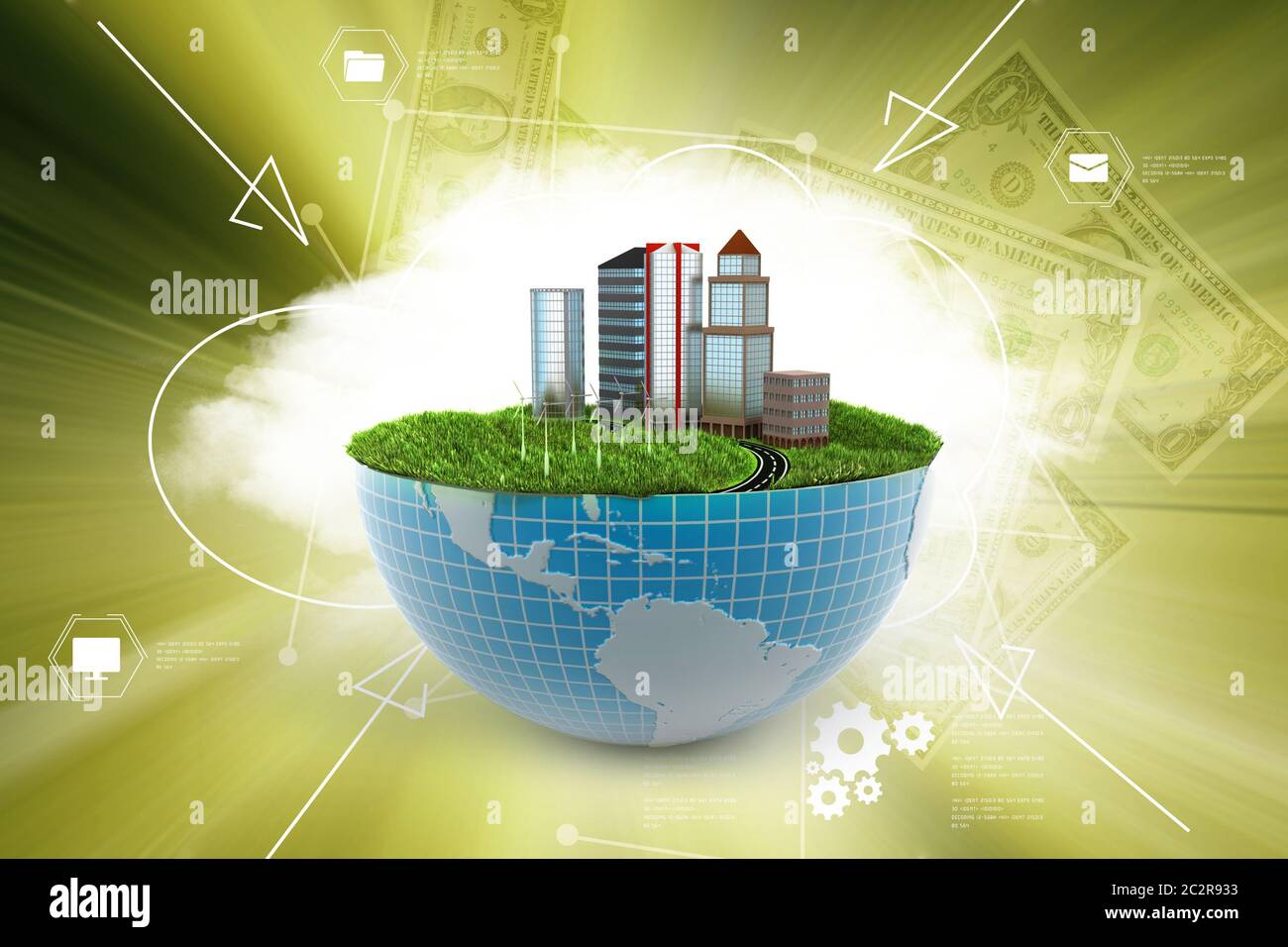 Ecology concept map hi-res stock photography and images - Alamy