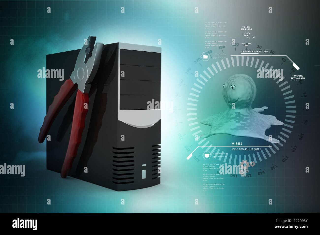 computer repair service concept Stock Photo - Alamy