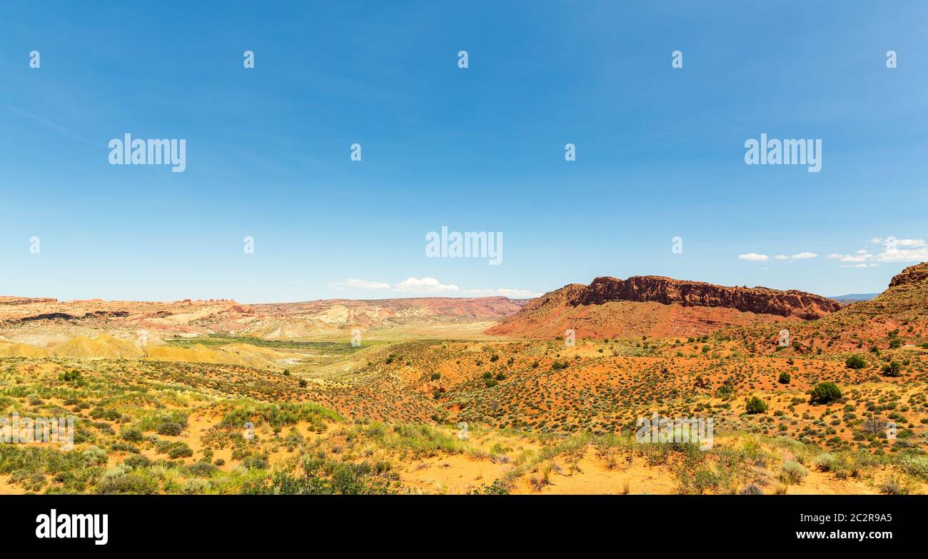 Valley landscape in arches hi-res stock photography and images - Alamy