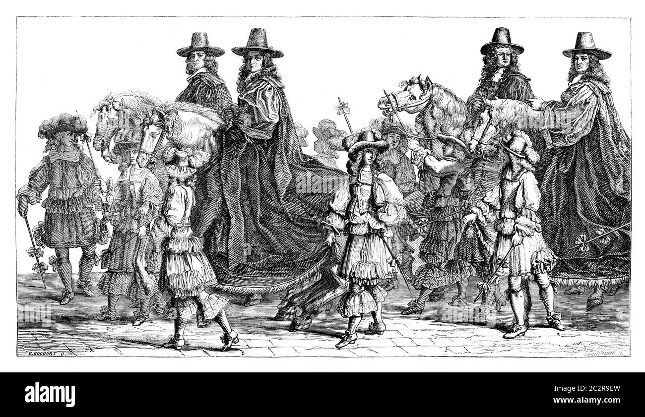 Museum of Dresden. - Walk magistrates in Paris, in the seventeenth ...