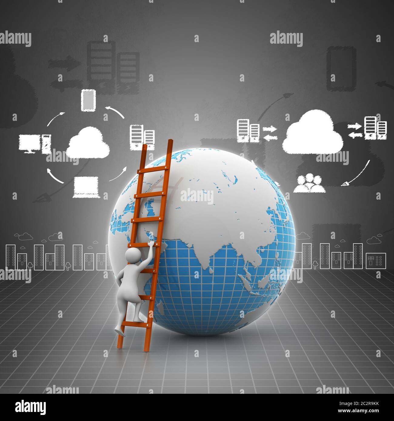 Map of globe walking hi-res stock photography and images - Alamy