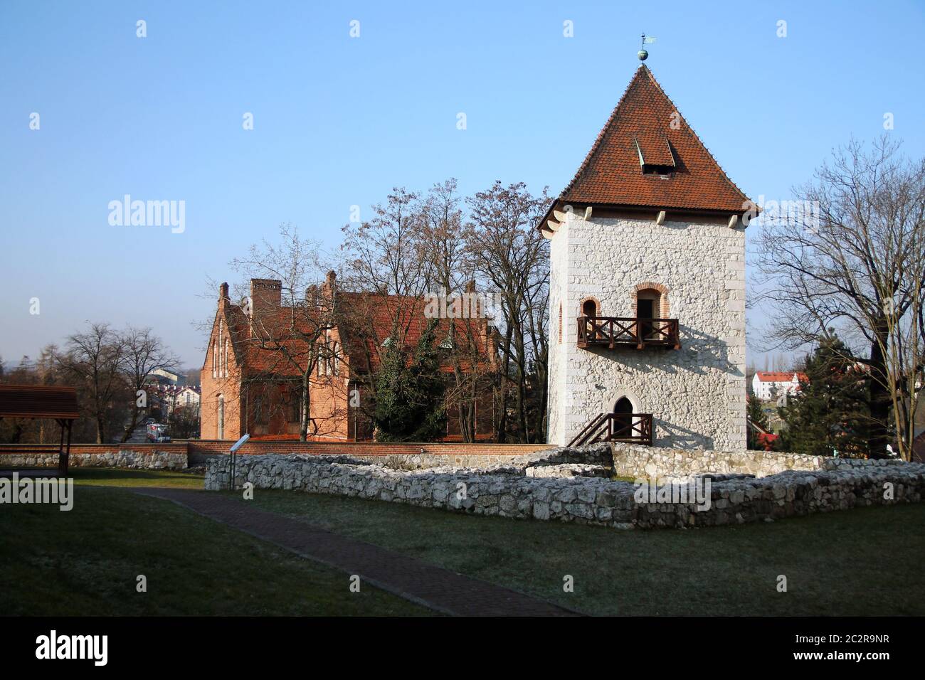 Polish rural architecture in the village of Wieliczka Stock Photo - Alamy