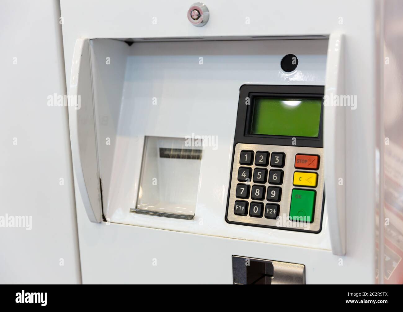 Terminal for gasoline payment at the station Stock Photo - Alamy