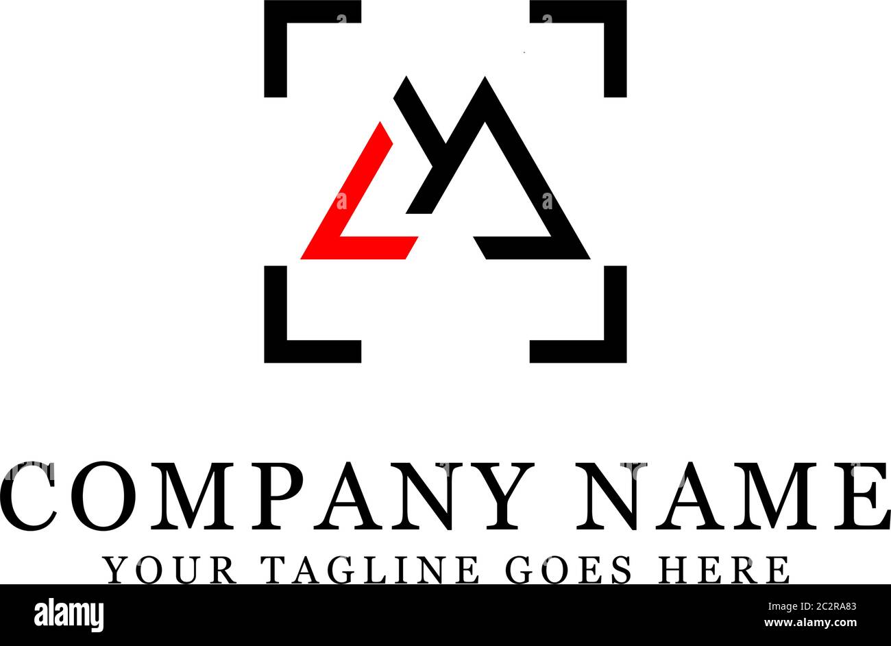 Initial name logo vector vectors hi-res stock photography and images ...