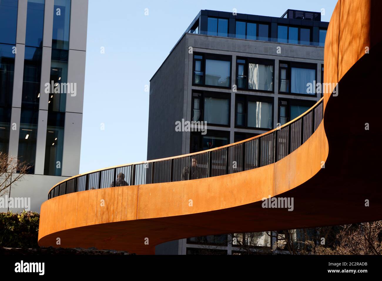 St Alphage Highwalk at the Barbican, City of London, London, UK Stock ...