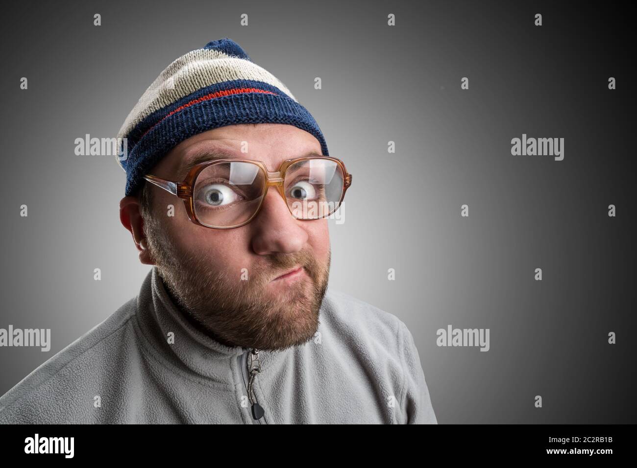 Bizarre man in hat hi-res stock photography and images - Alamy