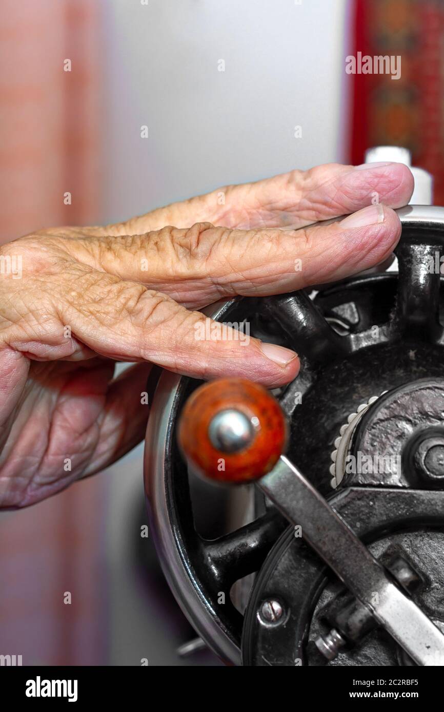 Hand crank machine hi-res stock photography and images - Alamy