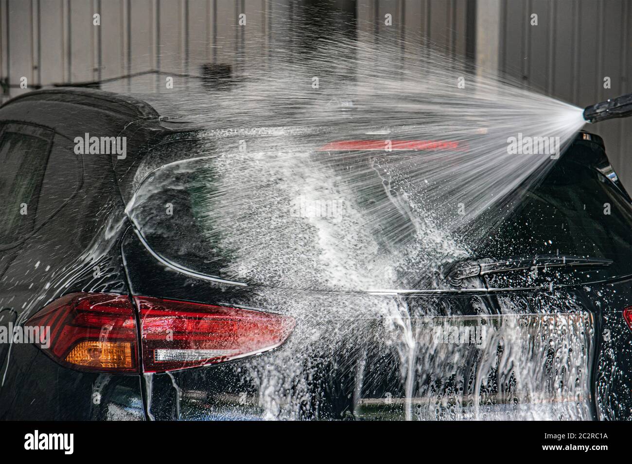 Car washed powerful jet pressure hi-res stock photography and images ...