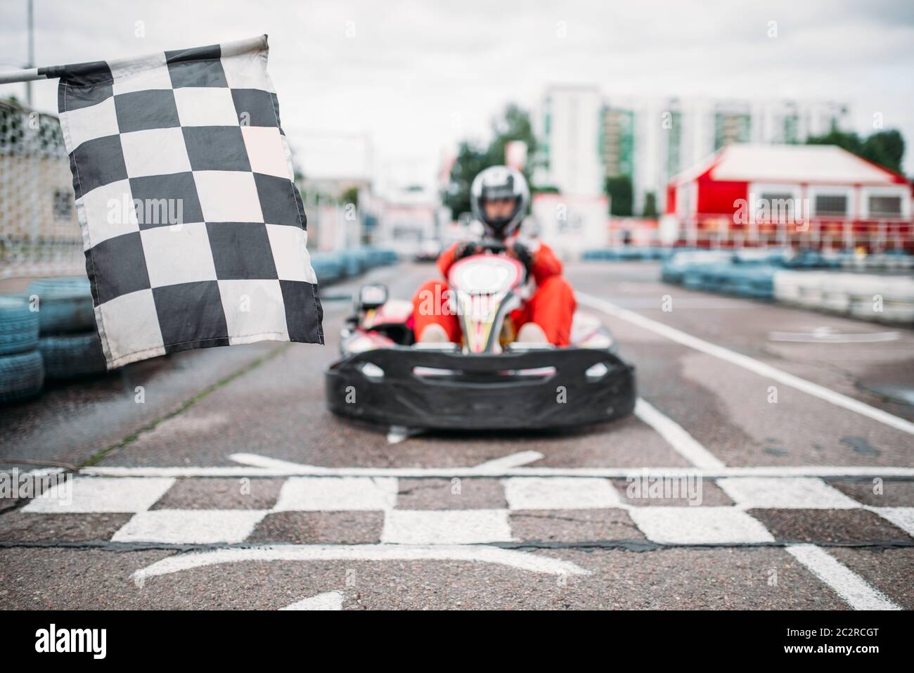 Go cart driver hi-res stock photography and images - Alamy